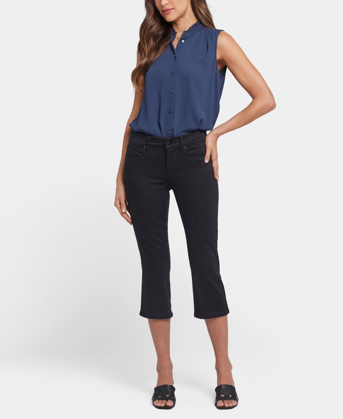 Click here for Nydj Petite Waist-Match Marilyn Straight Crop Jean... prices