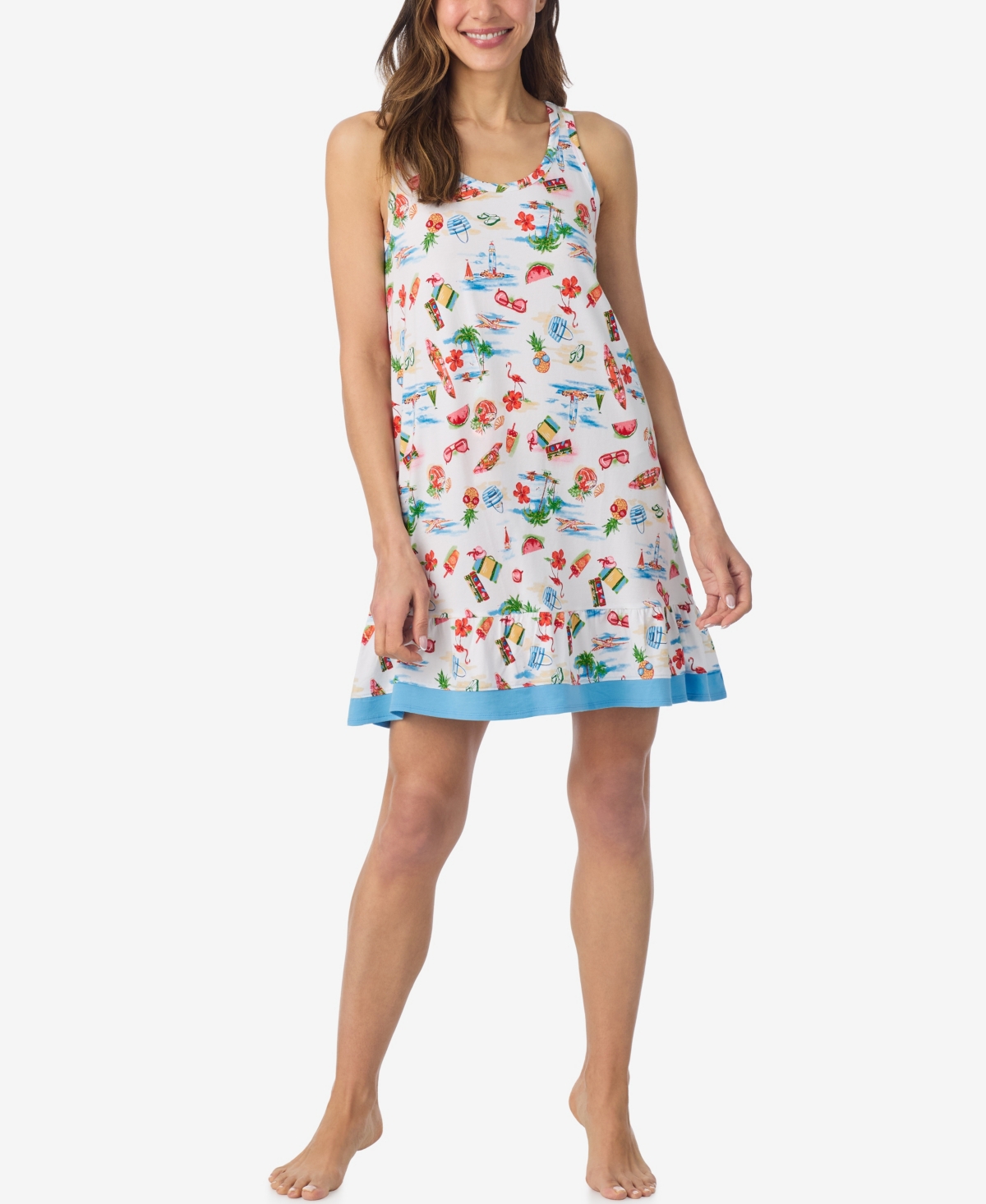 Click here for Cuddl Duds Womens Sleeveless Scoop Neck Chemise -... prices