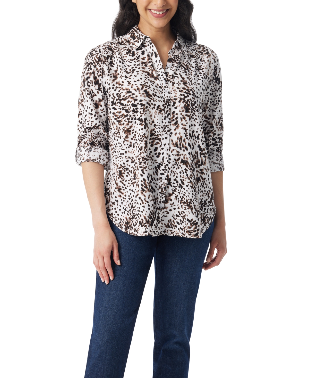 Click here for Gloria Vanderbilt Womens Amanda Button-Front Shirt... prices
