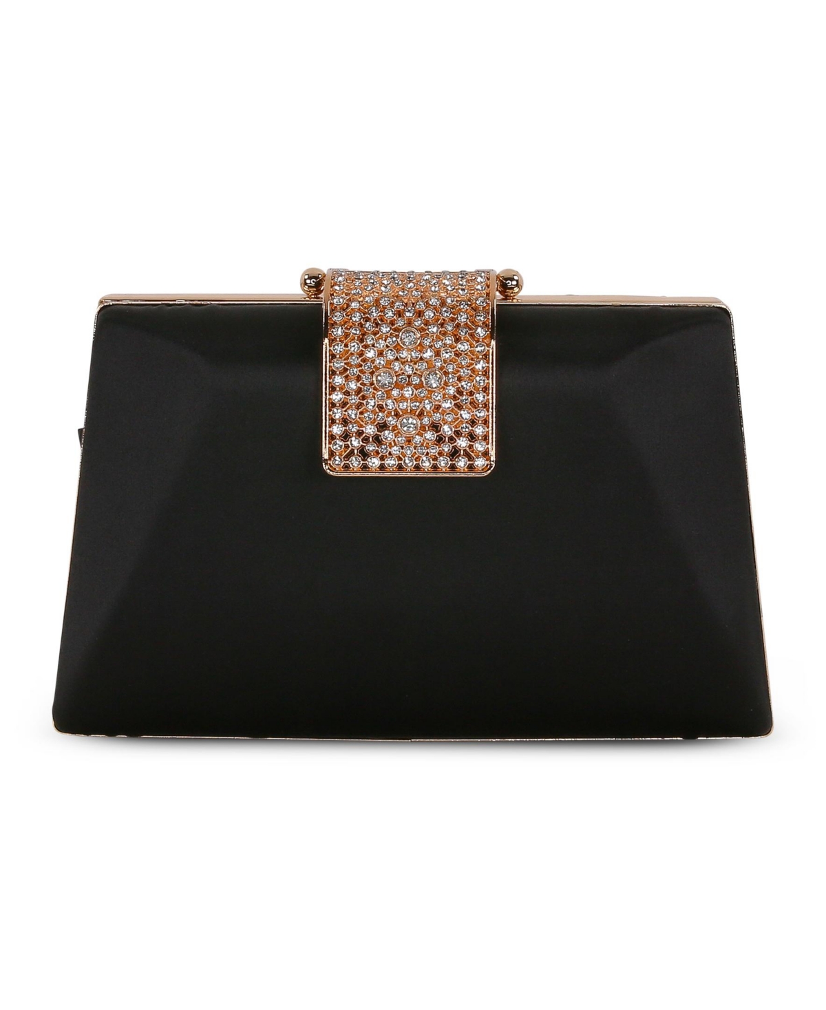 Click here for Jewel Badgley Mischka Womans Amira Faceted Minaudi... prices