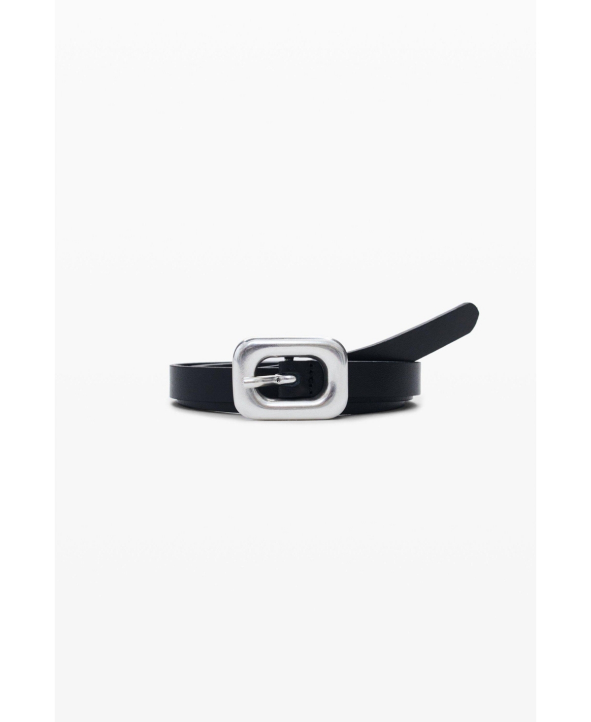 Click here for Desigual Womens Leather Belt - Black prices