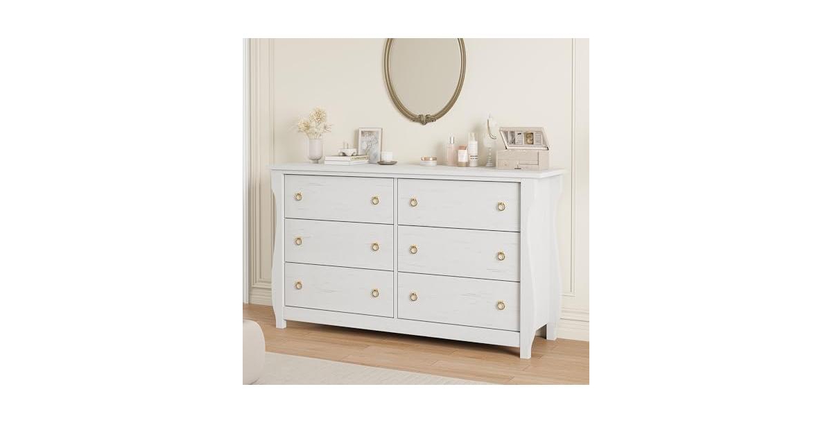 Click here for gaomon 6 Drawer Dresser for Bedroom  47" Wide... prices