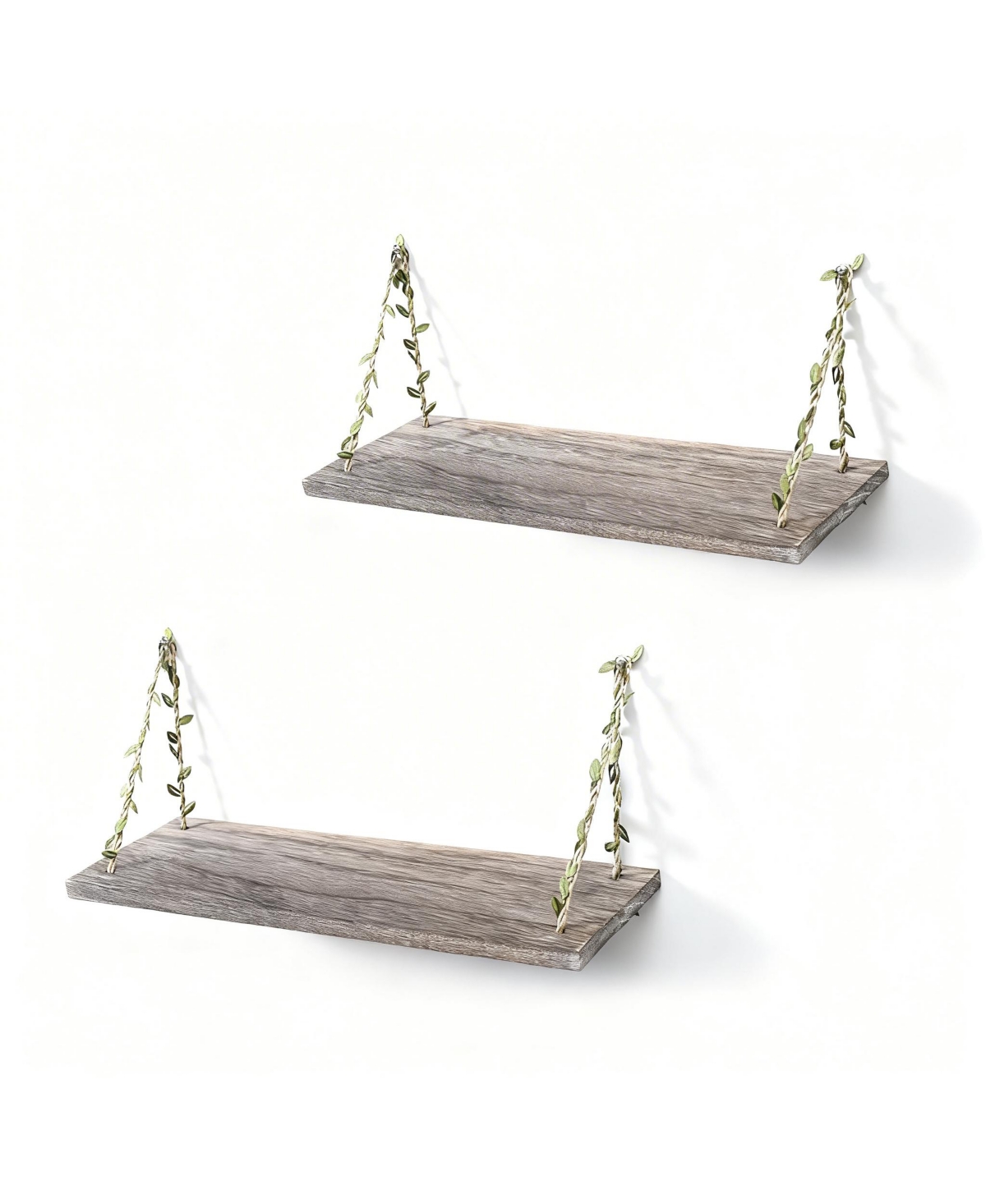 Click here for Yigii Leaf Rope Hanging Floating Shelves Wall Swin... prices