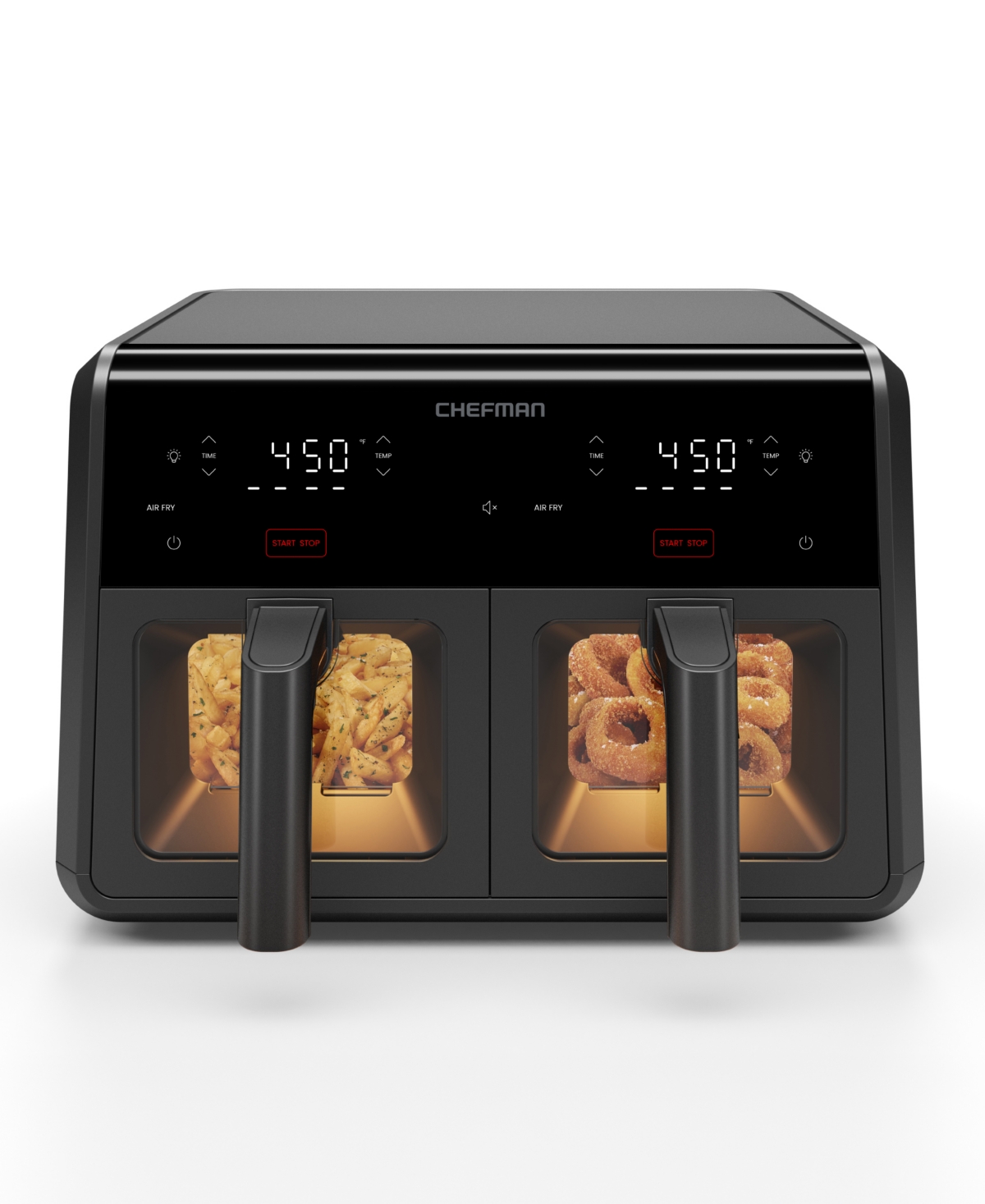 Click here for Chefman TurboFry 9-Quarts Dual-Basket Air Fryer -... prices