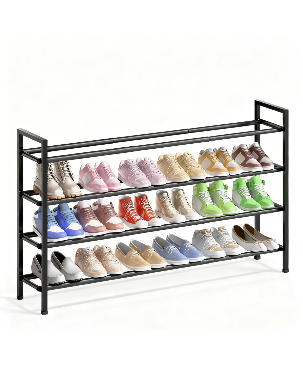 Click here for Yigii Metal Expandable Shoe Rack Adjustable - Blac... prices