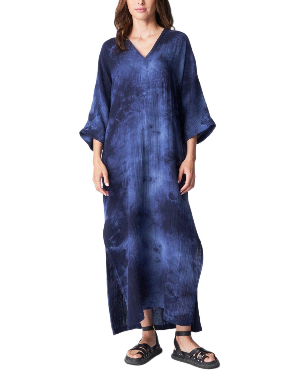 Click here for Ocean+Main Womens Ocean+Main Gauze Arc Seam Caftan... prices