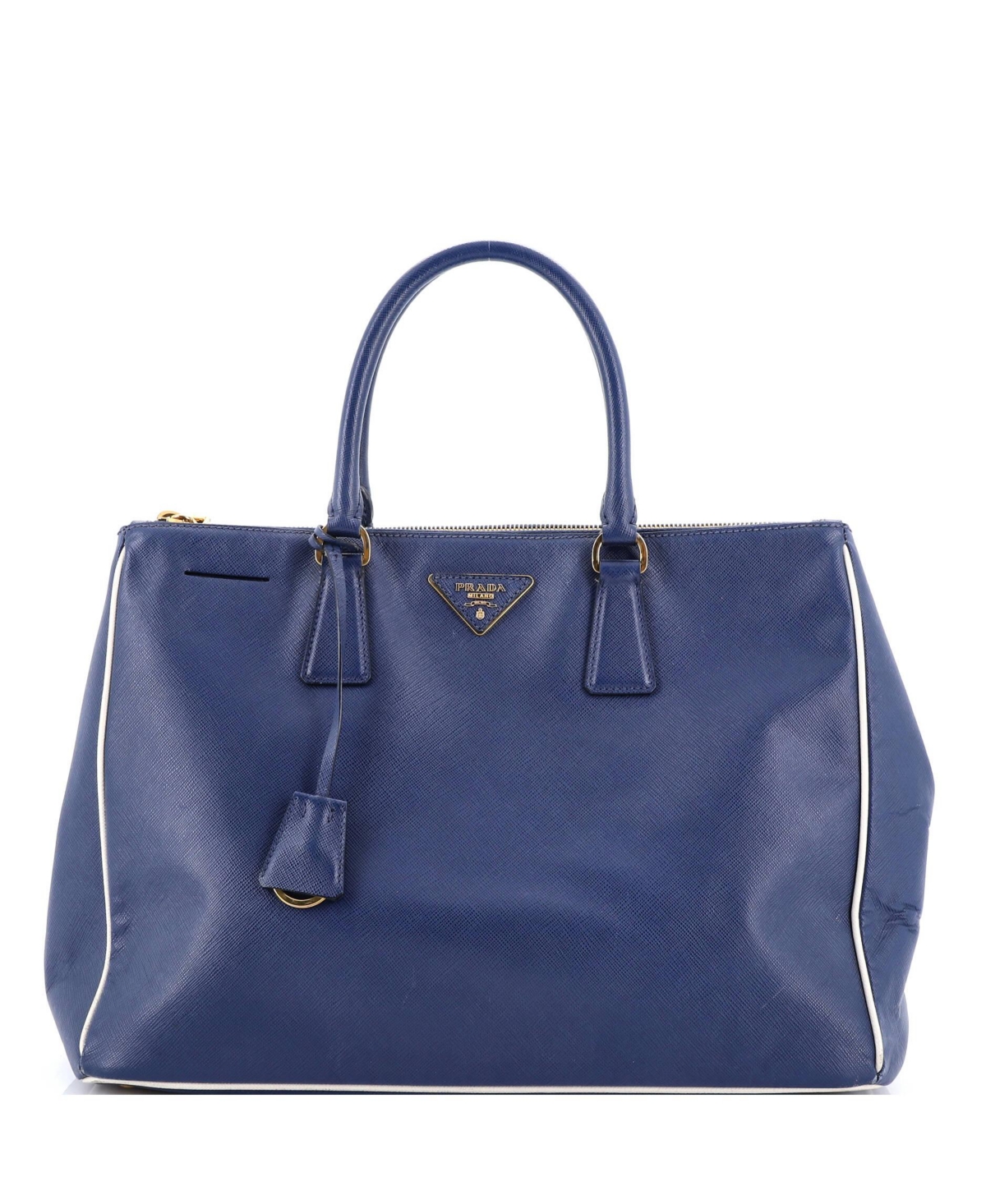 Click here for Pre-Owned Prada Large Double Zip Lux Tote Saffiano... prices
