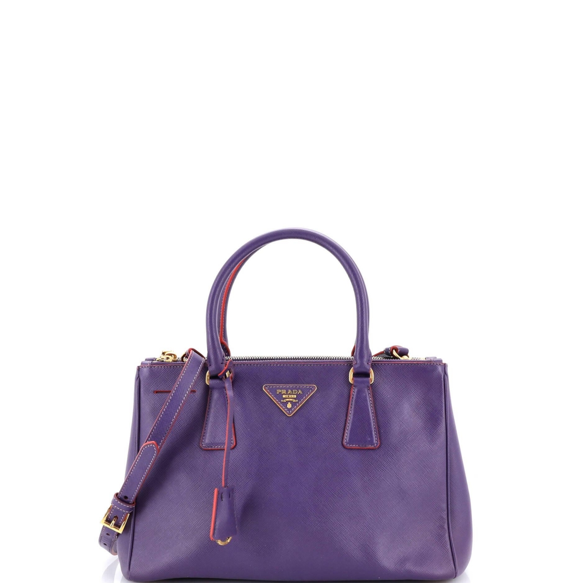 Click here for Pre-Owned Prada Small Double Zip Lux Tote Saffiano... prices