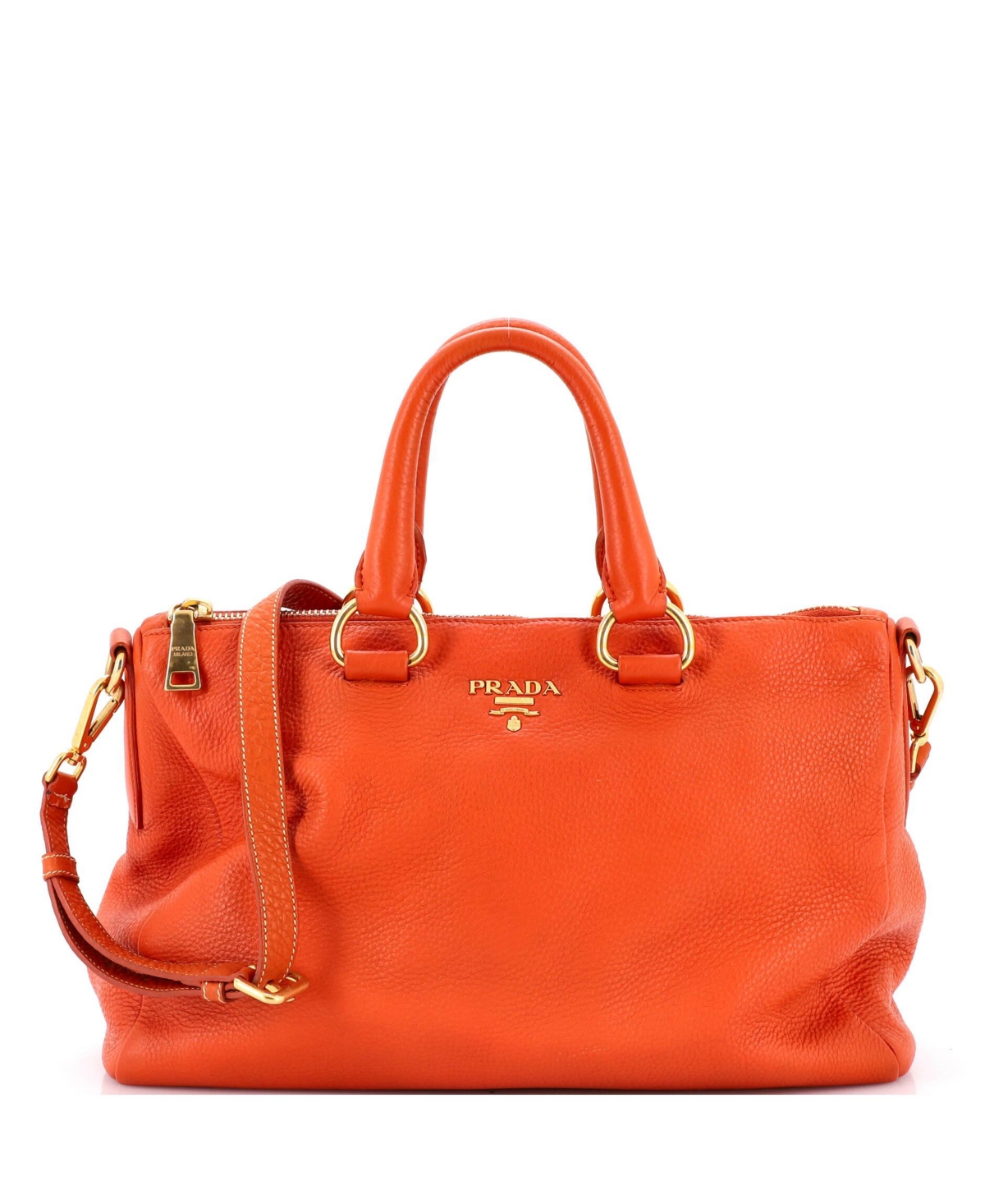 Click here for Pre-Owned Prada Medium Convertible Boston Bag Vite... prices