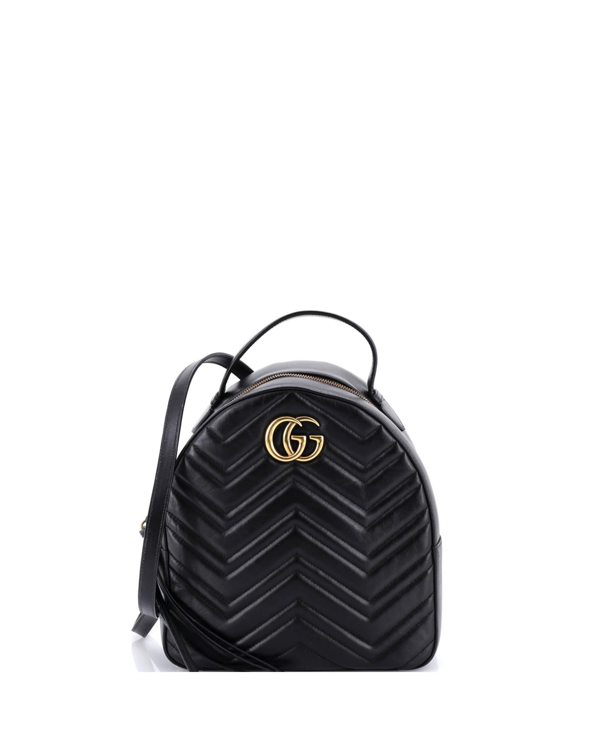 Click here for Pre-Owned Gucci Small Gg Marmont Backpack Matelass... prices