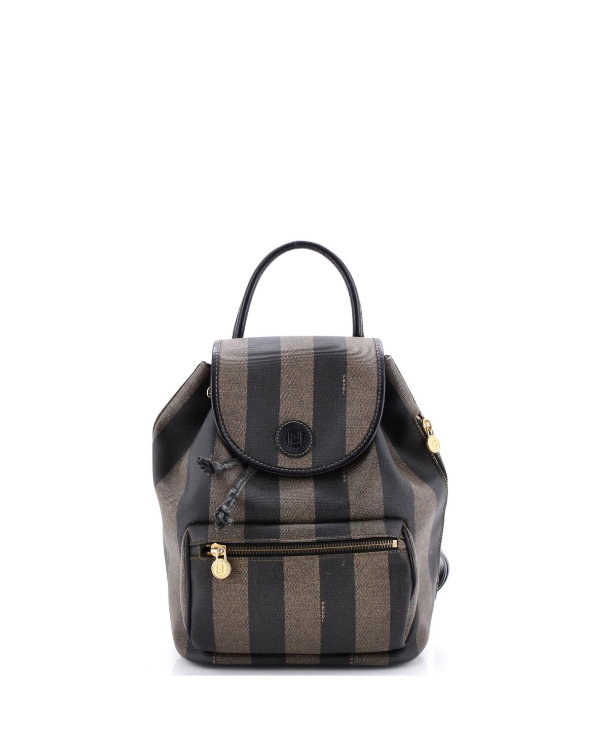 Click here for Pre-Owned Fendi Small Pequin Front Pocket Backpack... prices