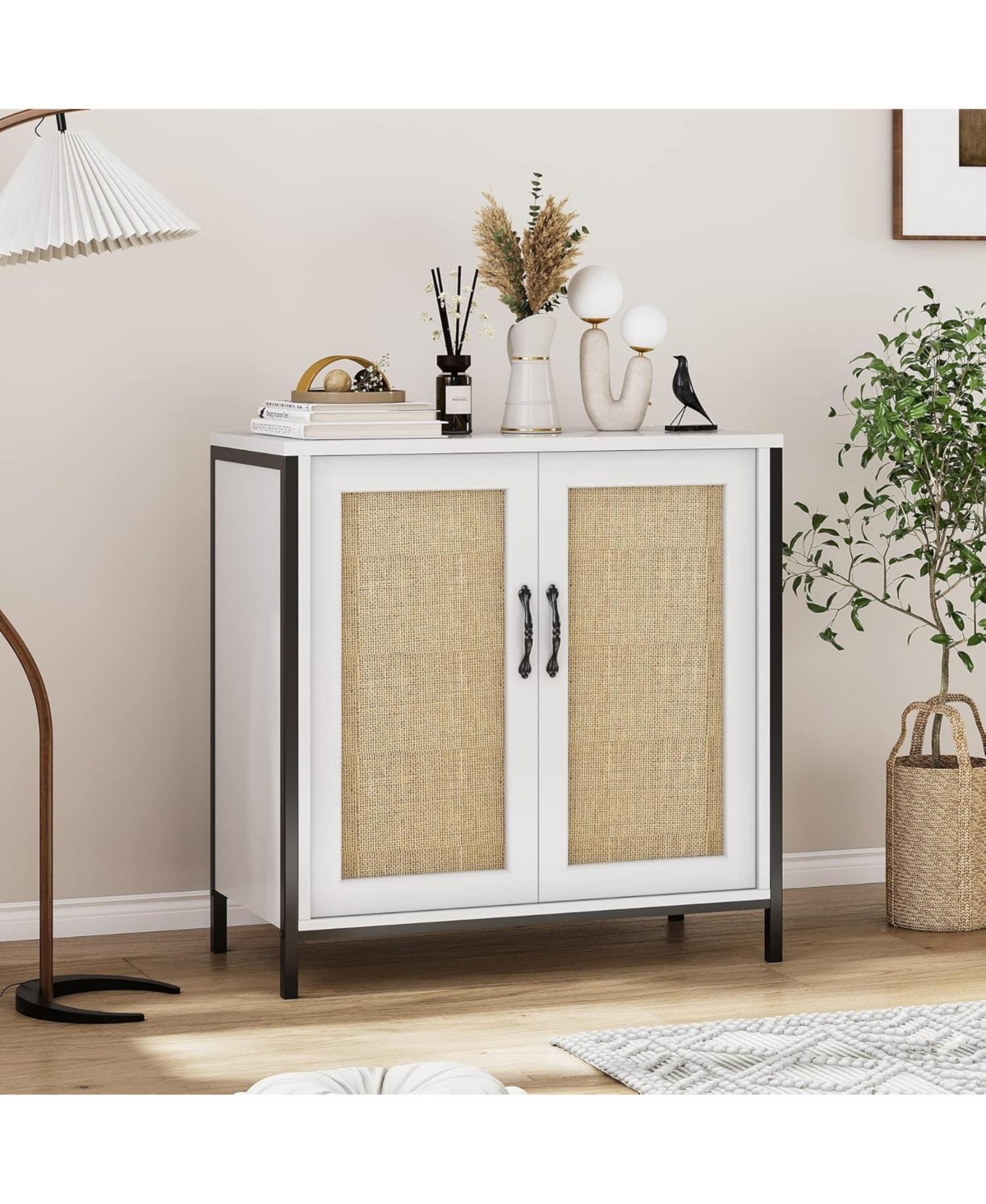 Click here for gaomon rattan buffet sideboard with metal frame  m... prices