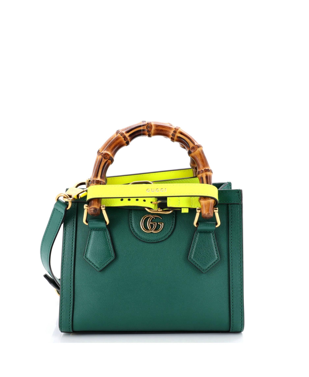 Click here for Pre-Owned Gucci Mini Diana Nm Bamboo Handle Tote L... prices