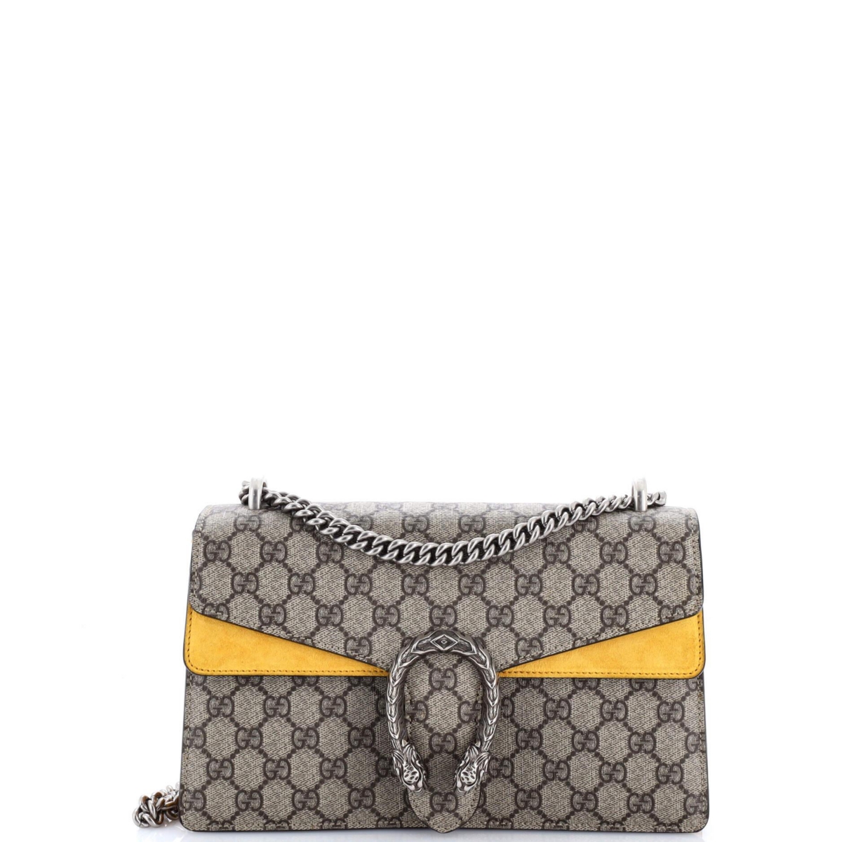 Click here for Pre-Owned Gucci Small Dionysus Bag Gg Coated Canva... prices