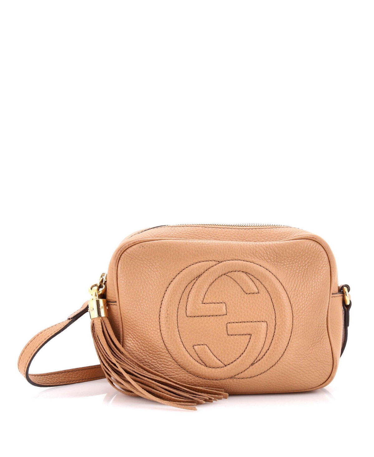 Click here for Pre-Owned Gucci Small Soho Disco Crossbody Bag Lea... prices