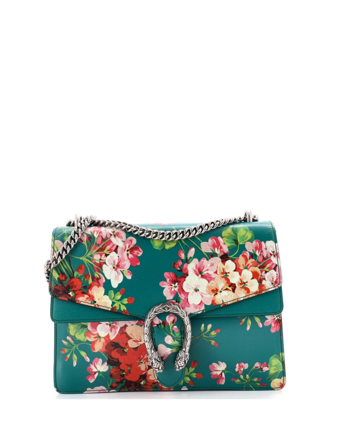 Click here for Pre-Owned Gucci Medium Dionysus Bag Blooms Print L... prices