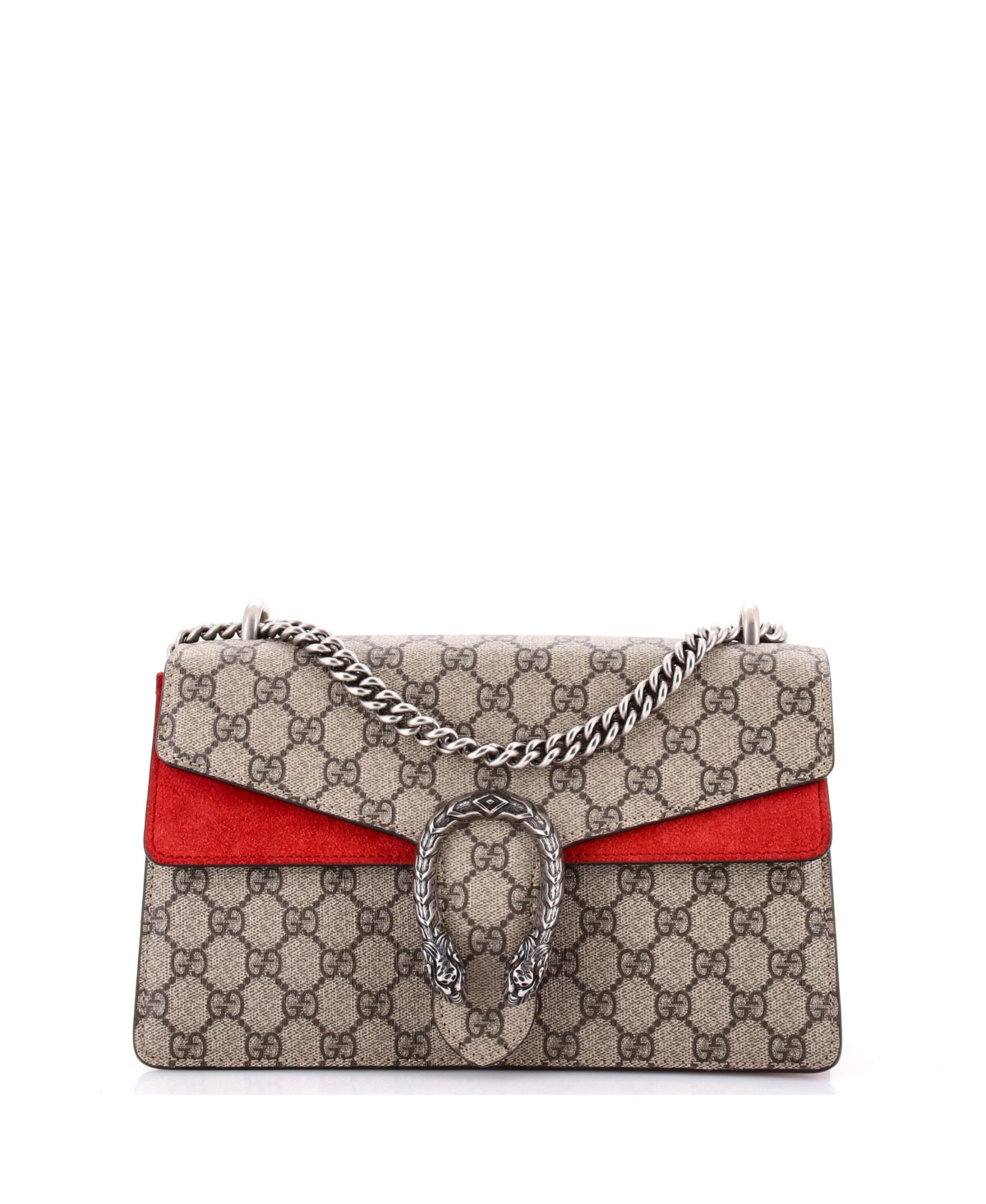 Click here for Pre-Owned Gucci Small Dionysus Bag Gg Coated Canva... prices