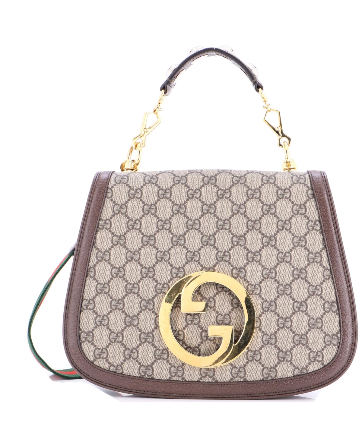 Click here for Pre-Owned Gucci Medium Blondie Nm Top Handle Bag G... prices