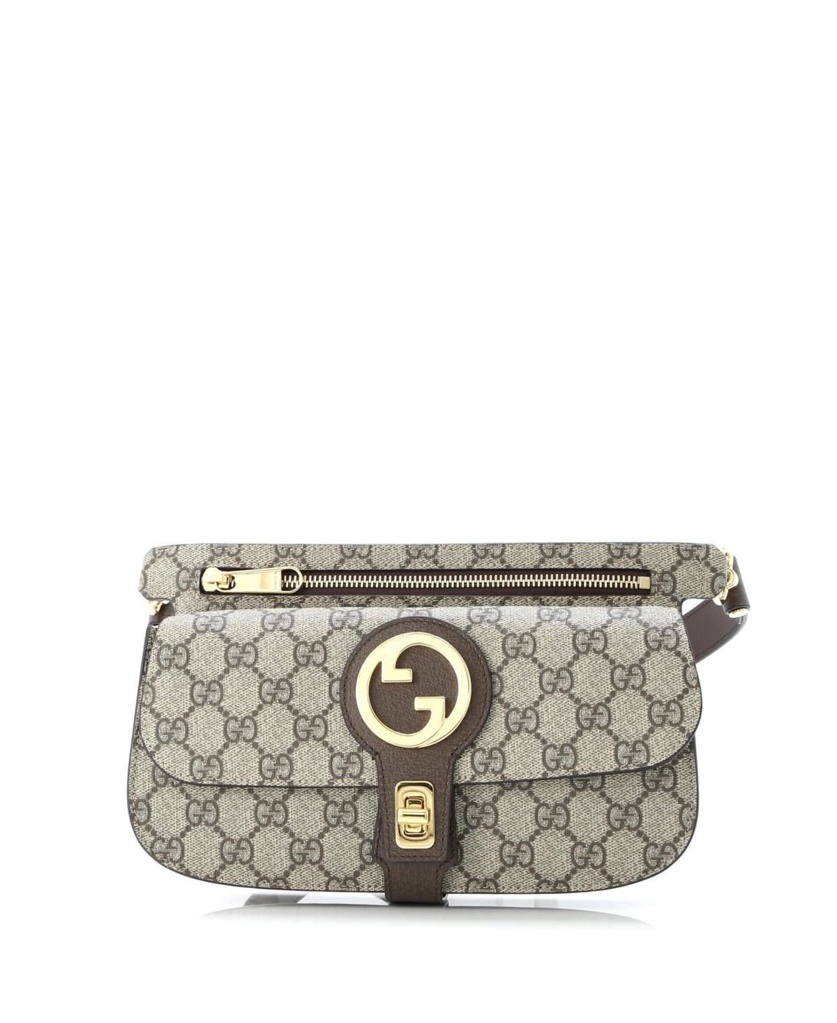 Click here for Pre-Owned Gucci Blondie Flap Pocket Belt Bag Gg Co... prices