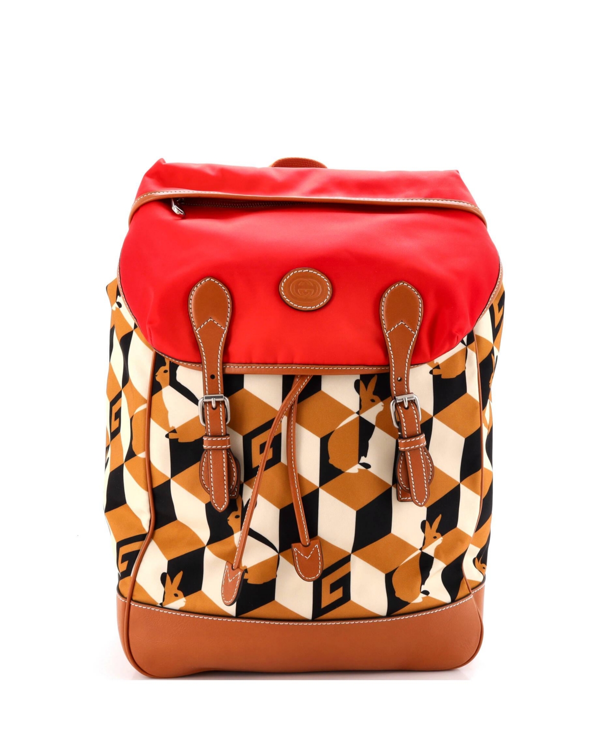 Click here for Pre-Owned Gucci Interlocking G Patch Flap Buckle B... prices