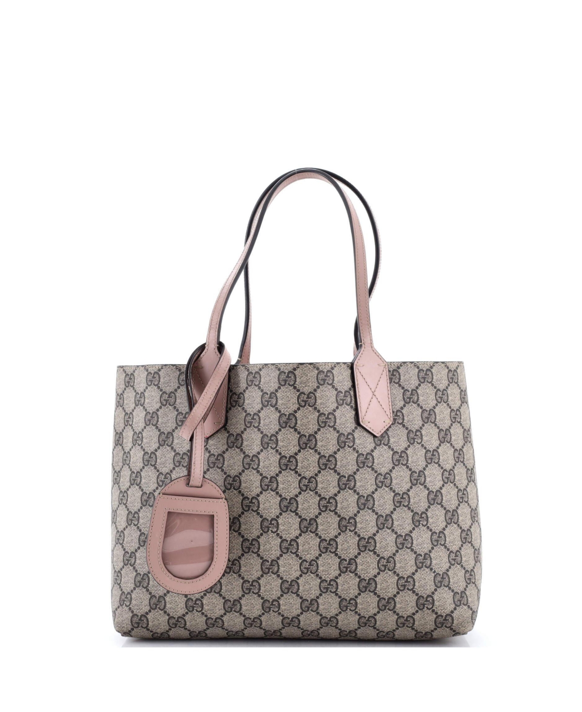 Click here for Pre-Owned Gucci Small Reversible Tote Gg Print Lea... prices