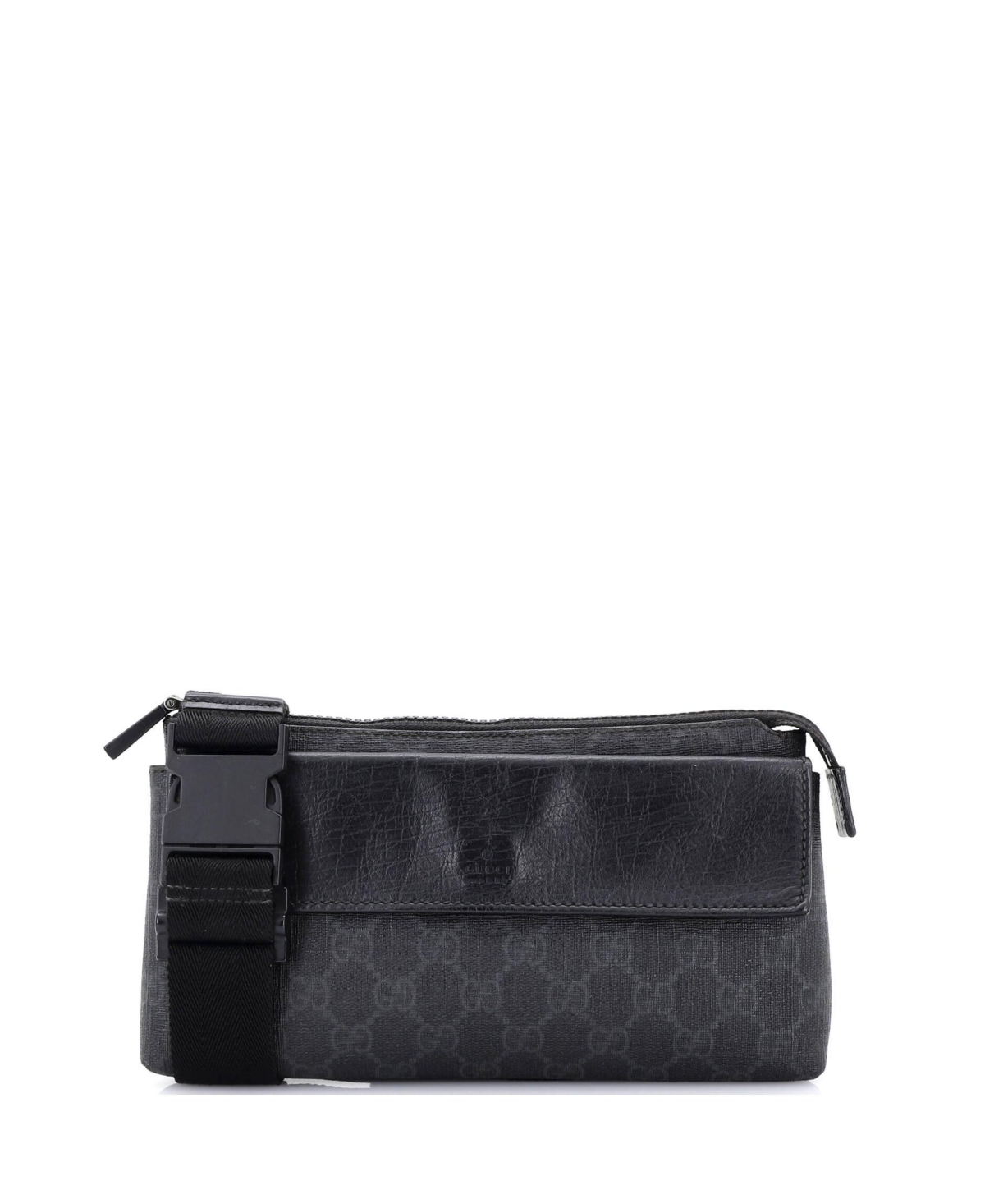 Click here for Pre-Owned Gucci Waist Bag Gg Coated Canvas - Black prices