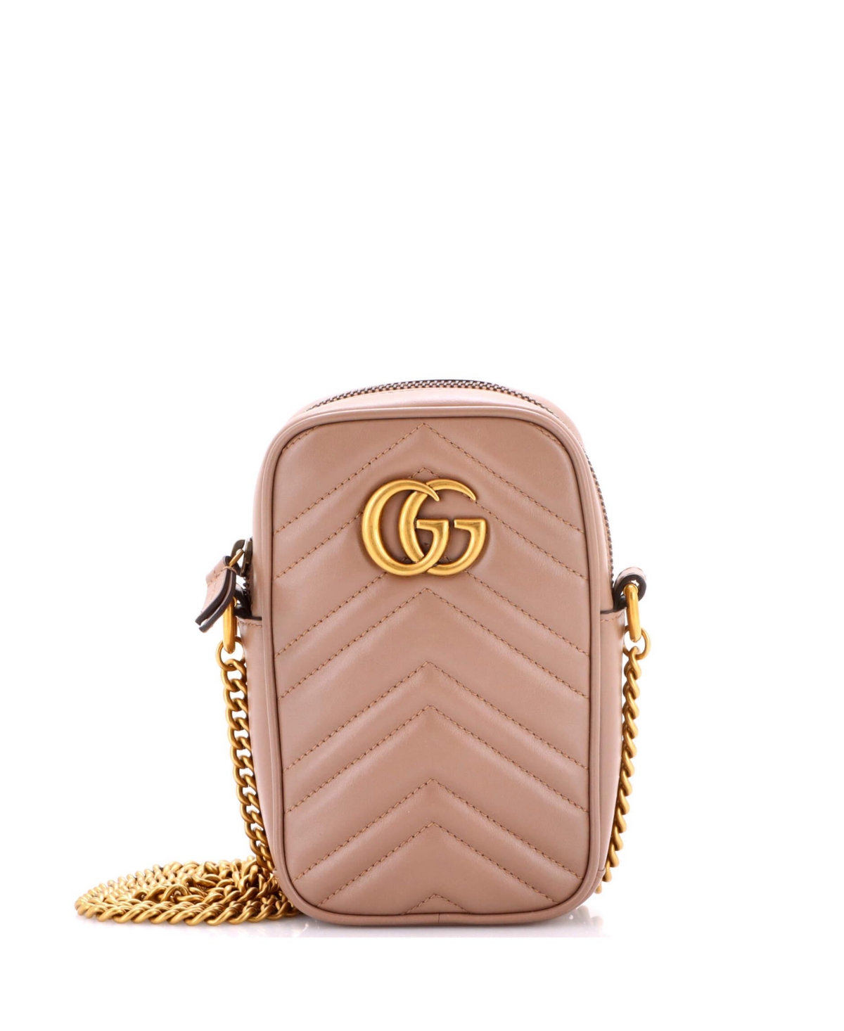 Click here for Pre-Owned Gucci Mini Gg Marmont Vertical Phone Cro... prices