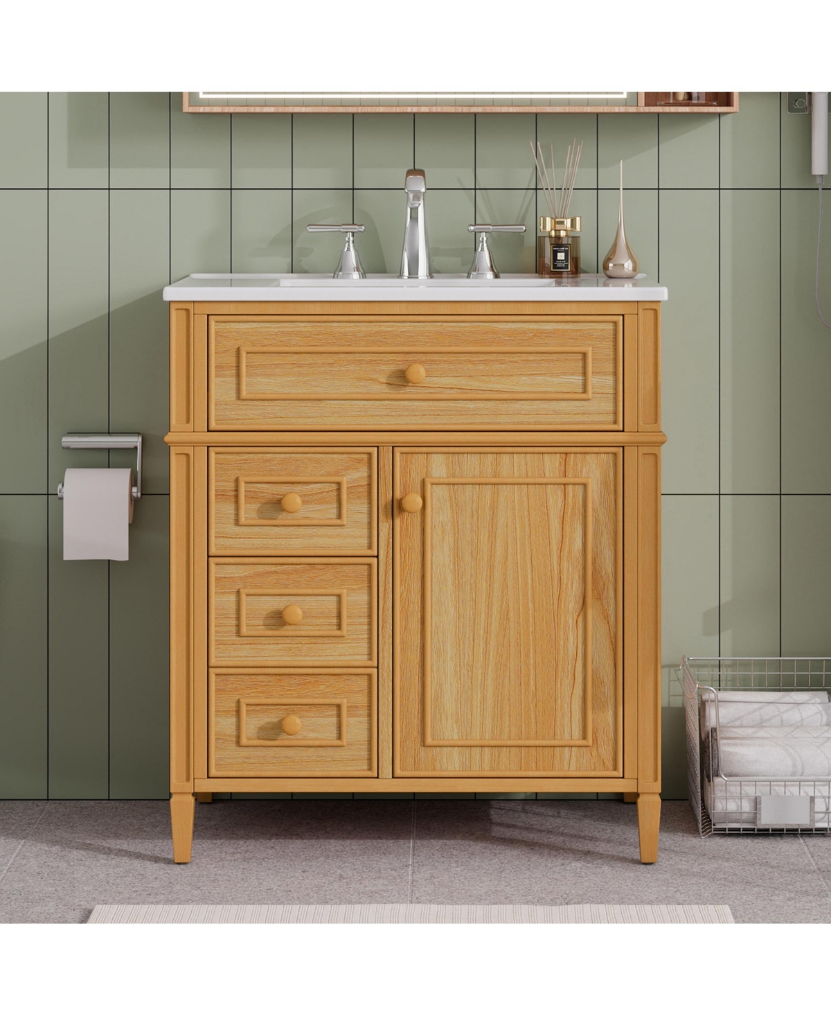 Click here for Busdays 30" Bathroom Vanity with Sink  Solid... prices