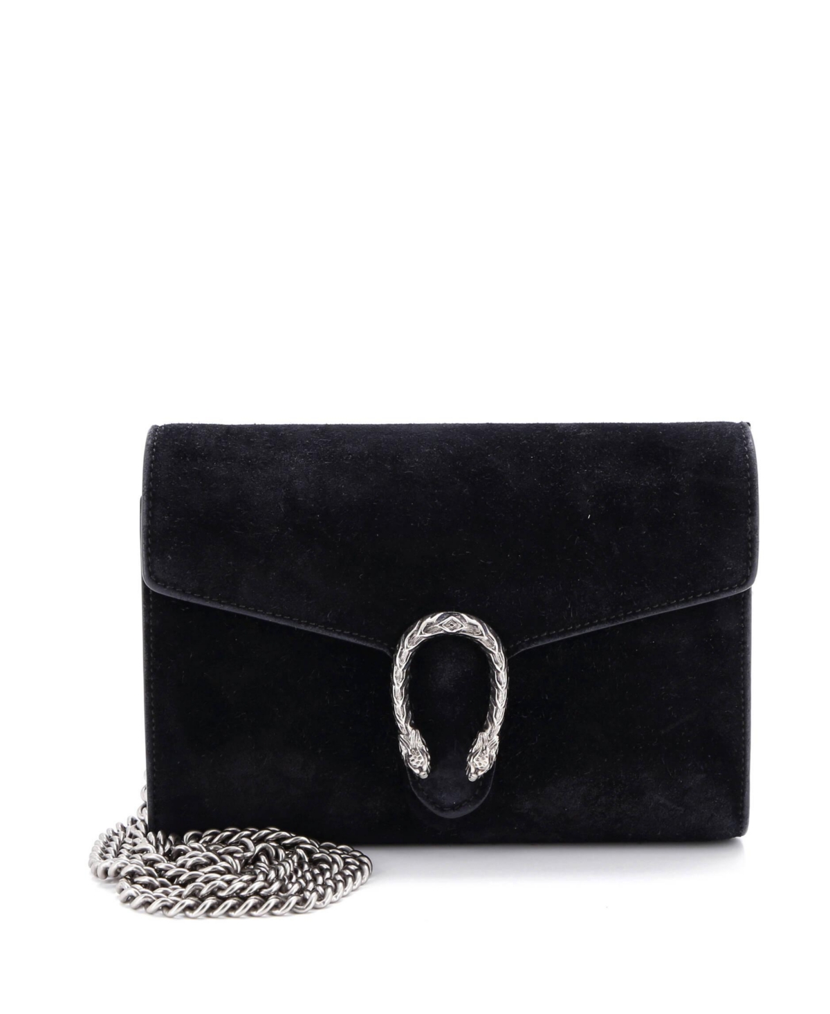 Click here for Pre-Owned Gucci Small Dionysus Chain Wallet Suede... prices