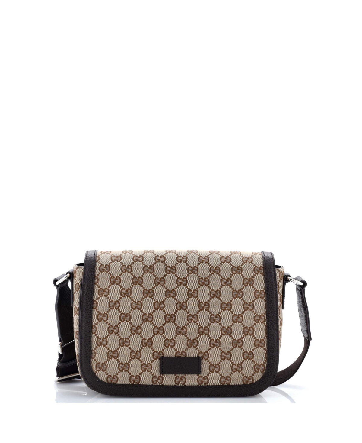 Click here for Pre-Owned Gucci Small Flap Messenger Bag Gg Canvas... prices