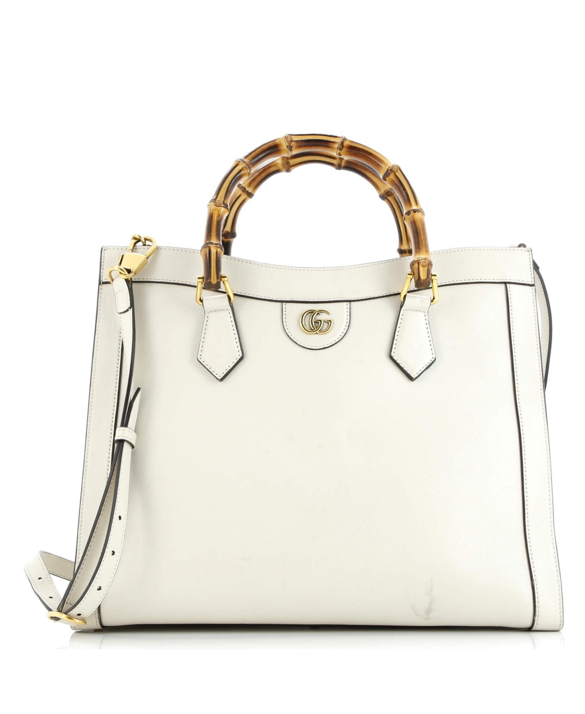 Click here for Pre-Owned Gucci Medium Diana Nm Bamboo Handle Tote... prices