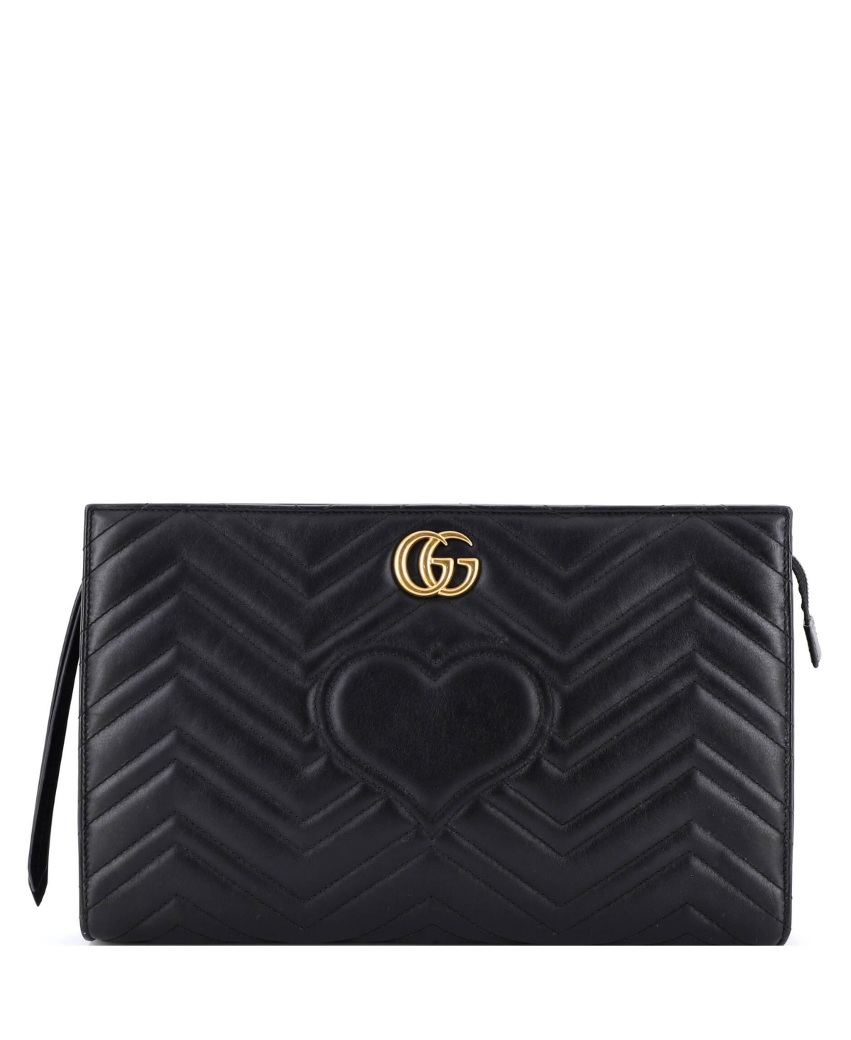Click here for Pre-Owned Gucci Gg Marmont Clutch Matelasse Leathe... prices
