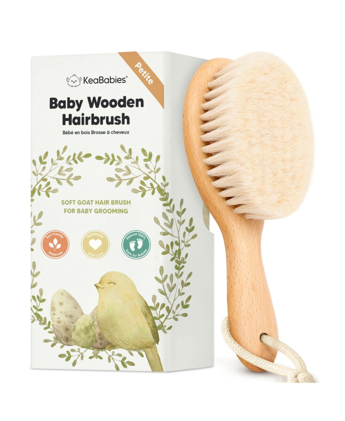Click here for KeaBabies Baby Hair Brush Petite  Oval Cradle Cap... prices