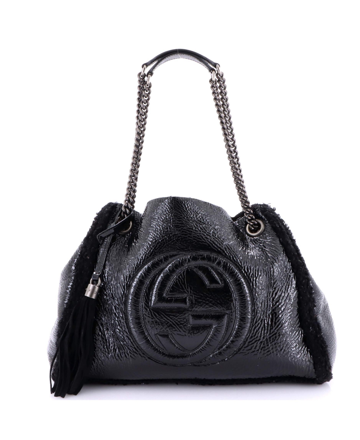 Click here for Pre-Owned Gucci Medium Soho Chain Strap Shoulder B... prices