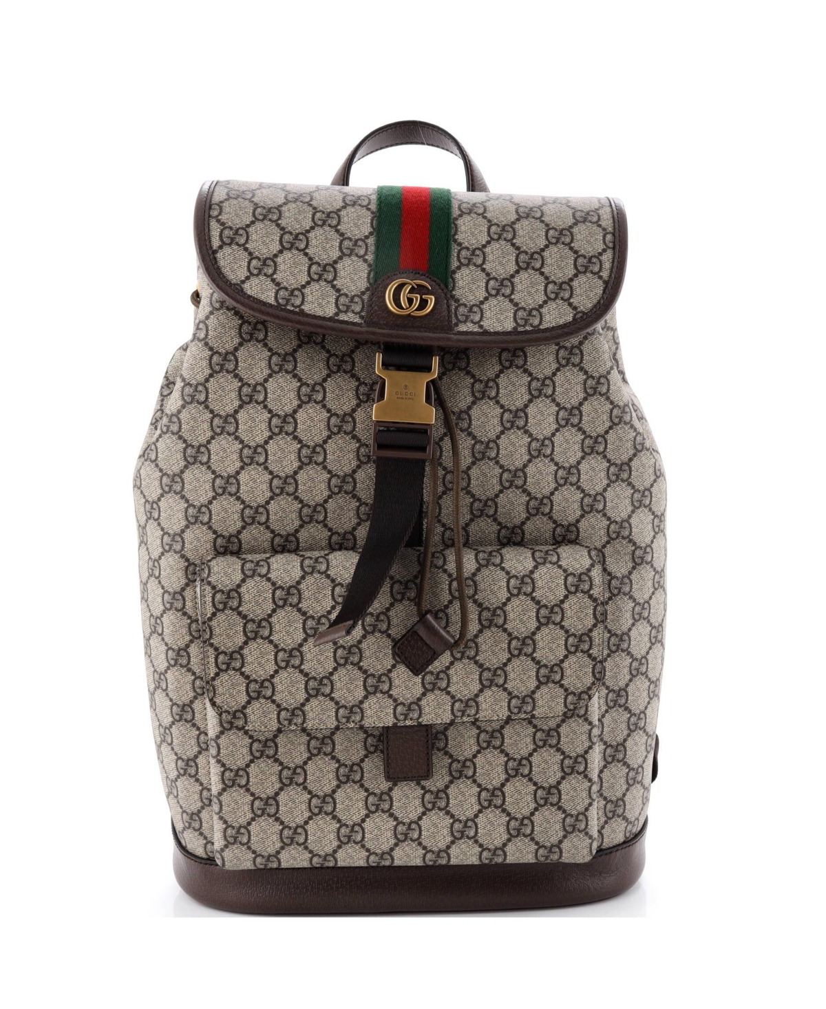 Click here for Pre-Owned Gucci Small Ophidia Buckle Backpack Gg C... prices