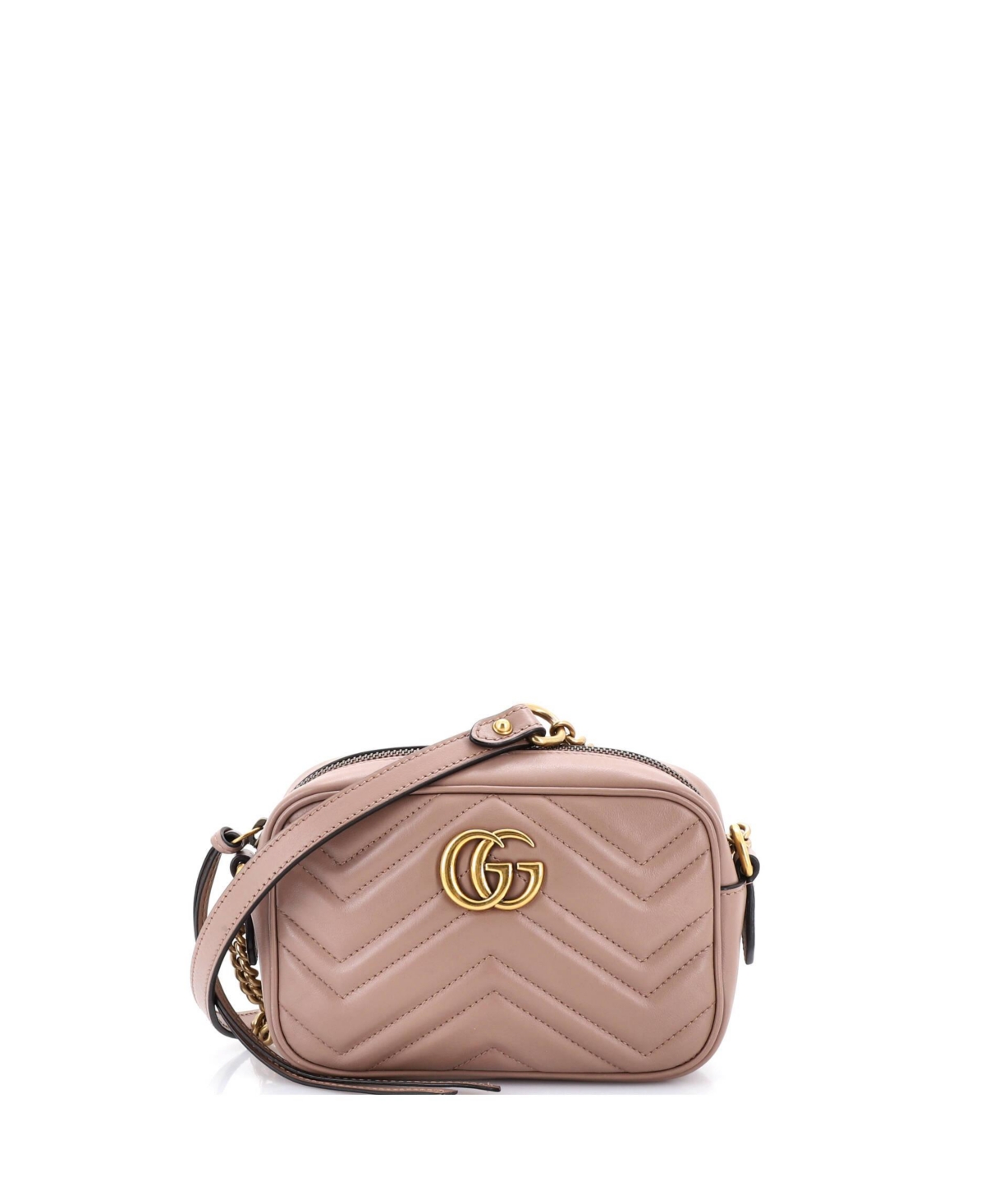 Click here for Pre-Owned Gucci Mini Gg Marmont Shoulder Bag Matel... prices