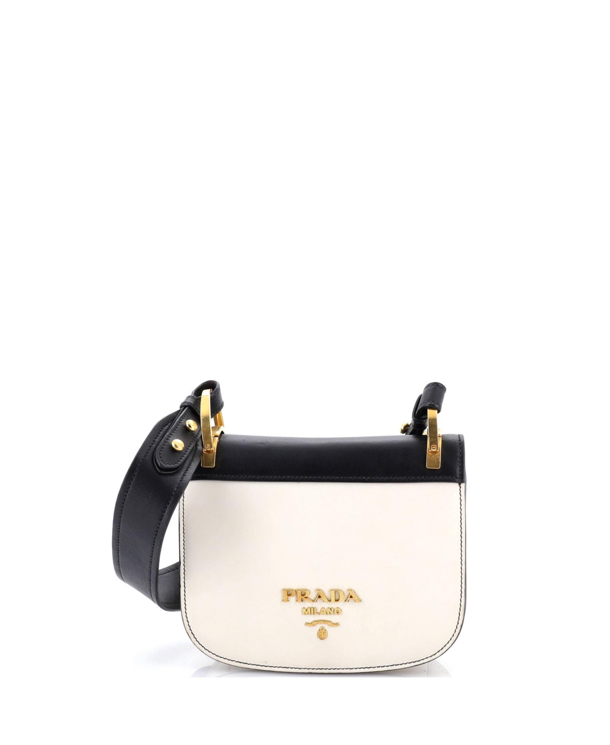 Click here for Pre-Owned Prada Small Pionniere Saddle Crossbody B... prices