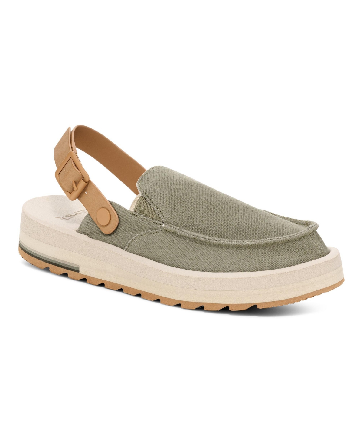 Click here for Sanuk Womens Donna Mesa Mules - Green prices