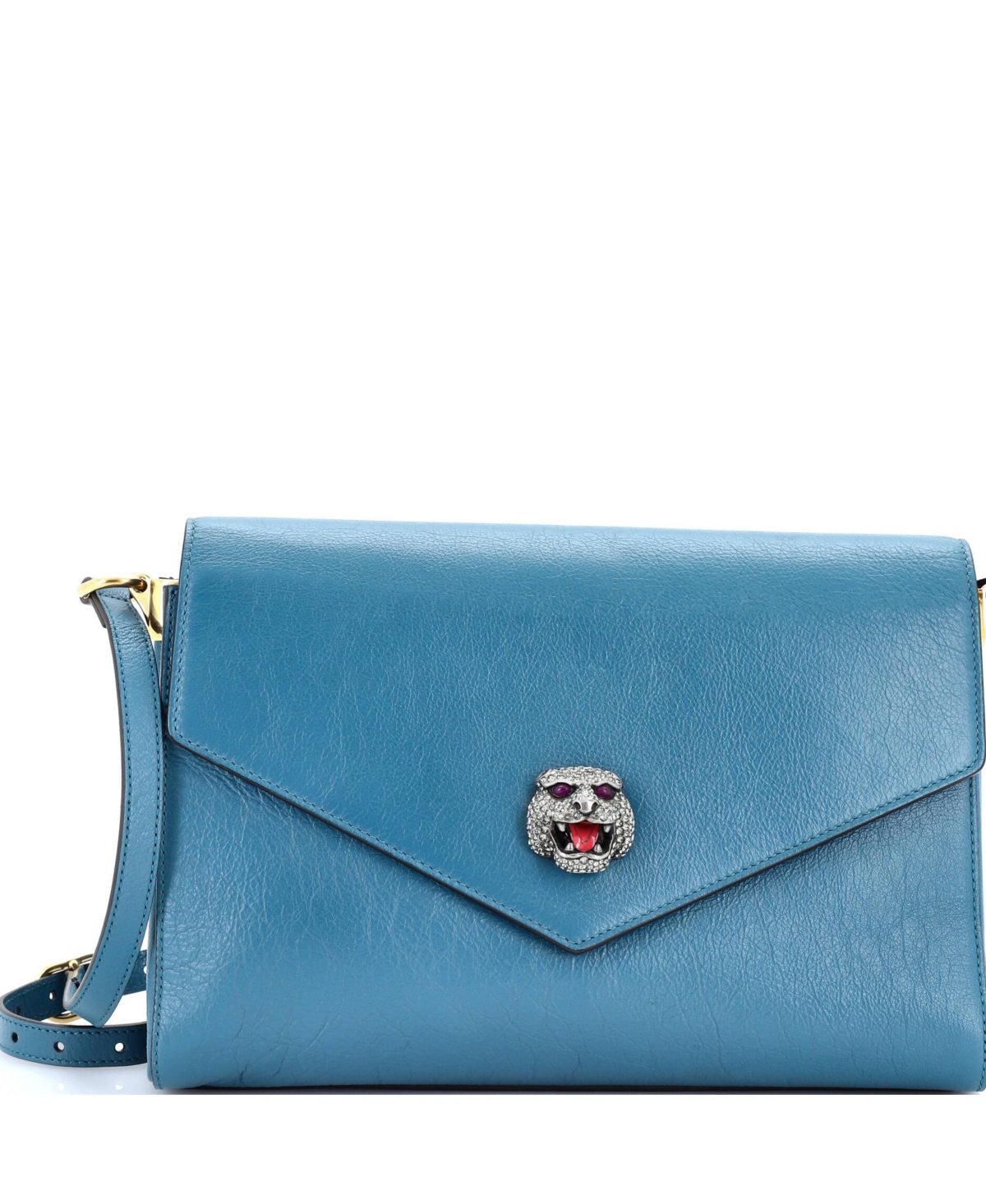 Click here for Pre-Owned Gucci Medium Crystal Animalier Shoulder... prices