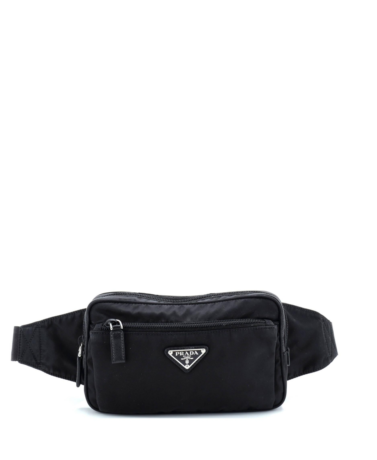 Click here for Pre-Owned Prada Front Pocket Belt Bag Re-Nylon wit... prices