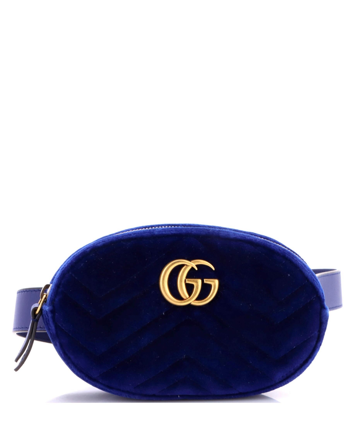 Click here for Pre-Owned Gucci Gg Marmont Belt Bag Matelasse Velv... prices
