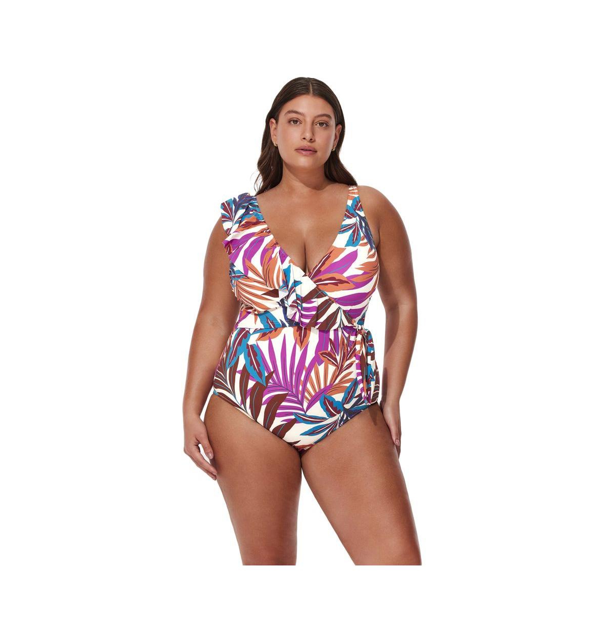 Click here for Profile by Gottex Womens V-Neck Surplice Ruffle On... prices