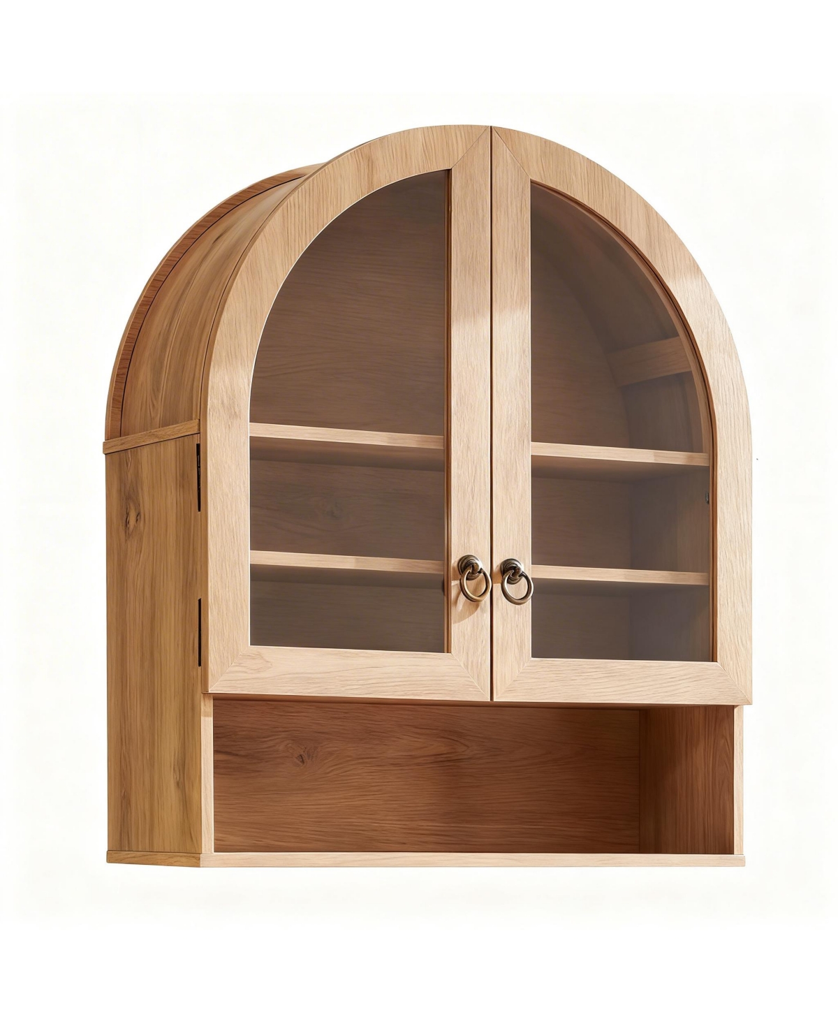 Click here for Yigii Arched Wall Cabinet Wide Adjustable Shelves... prices