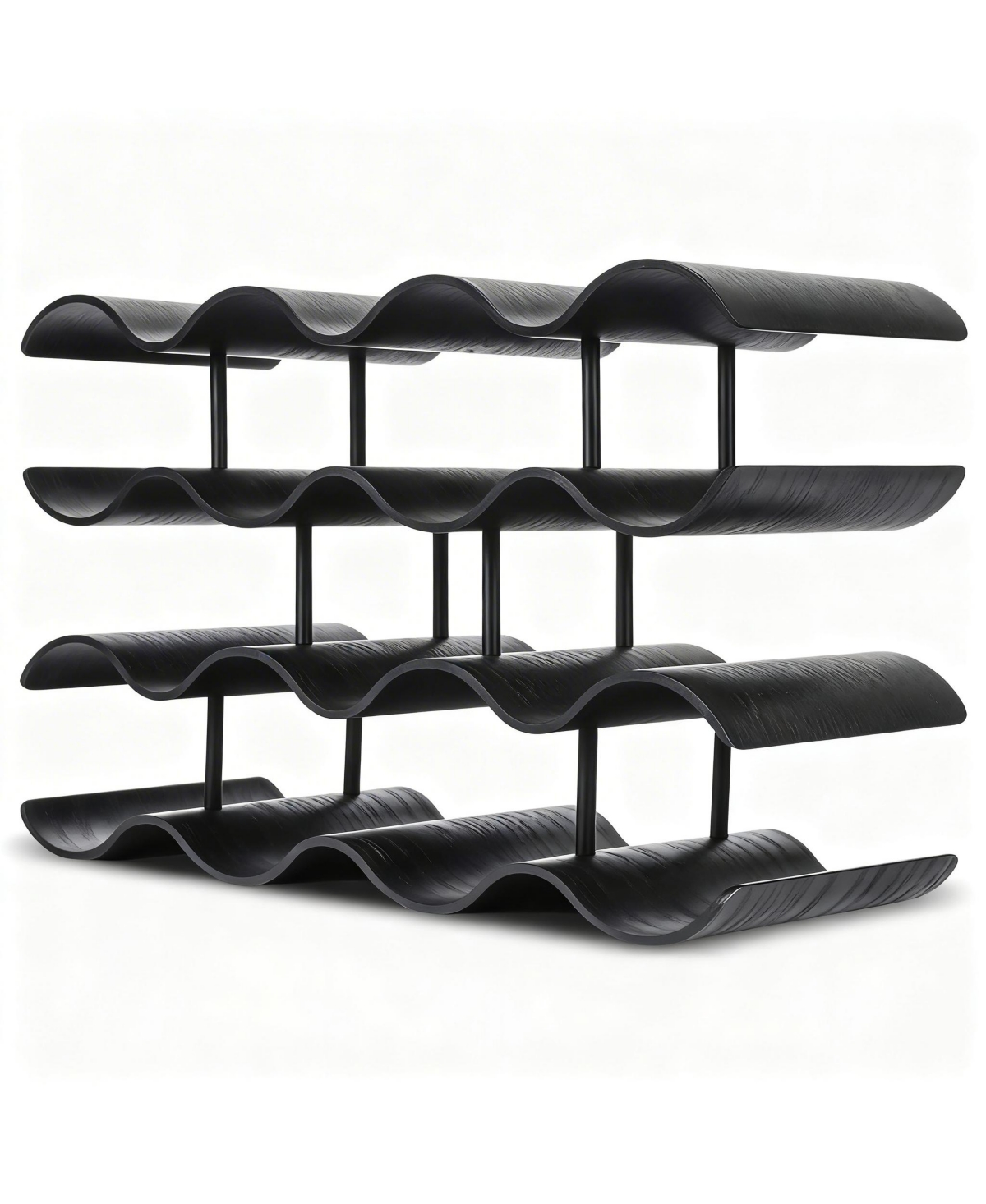 Click here for Yigii Countertop Wine shelf Wooden Storage Wavy Or... prices