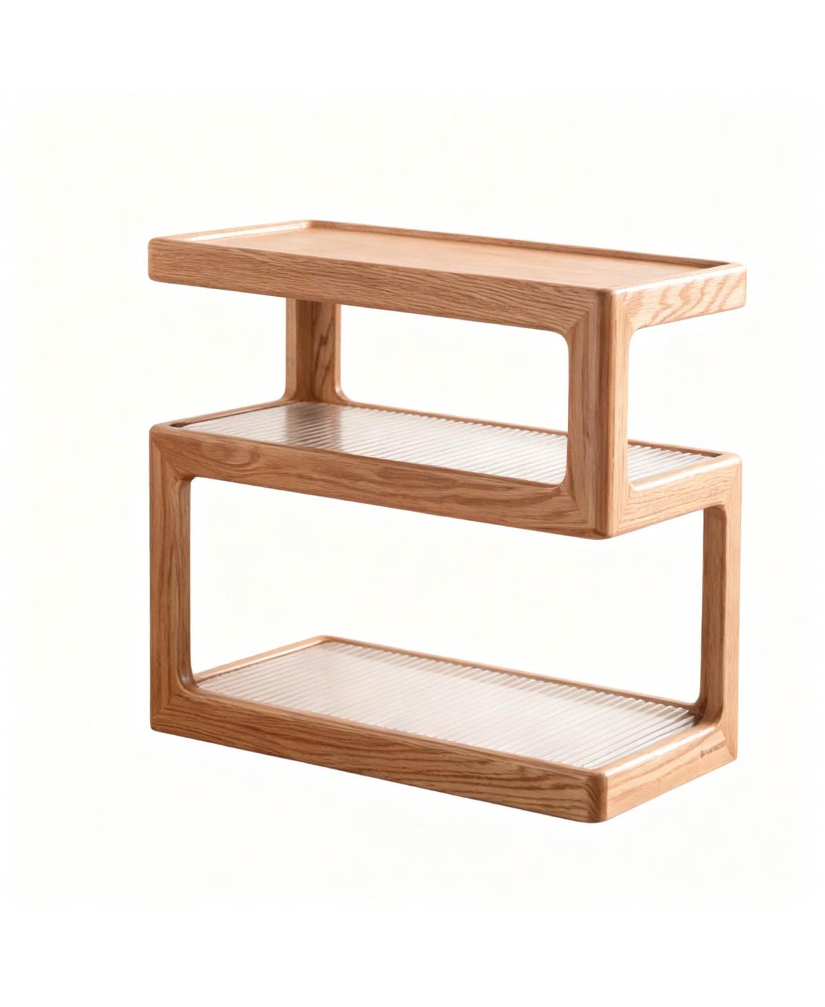 Click here for Yigii Solid Wood Side Table Nightstand 3-Tier Open... prices