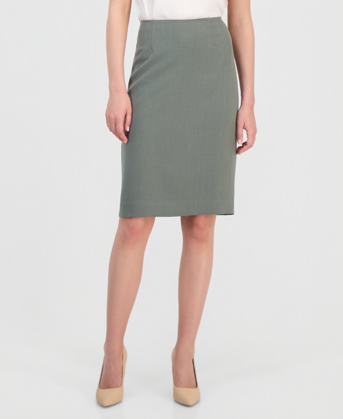 Click here for Kasper Womens Pencil Skirt - Dark Sea Stone prices