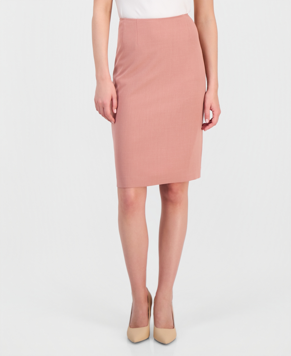 Click here for Kasper Womens Pencil Skirt - Tearose prices