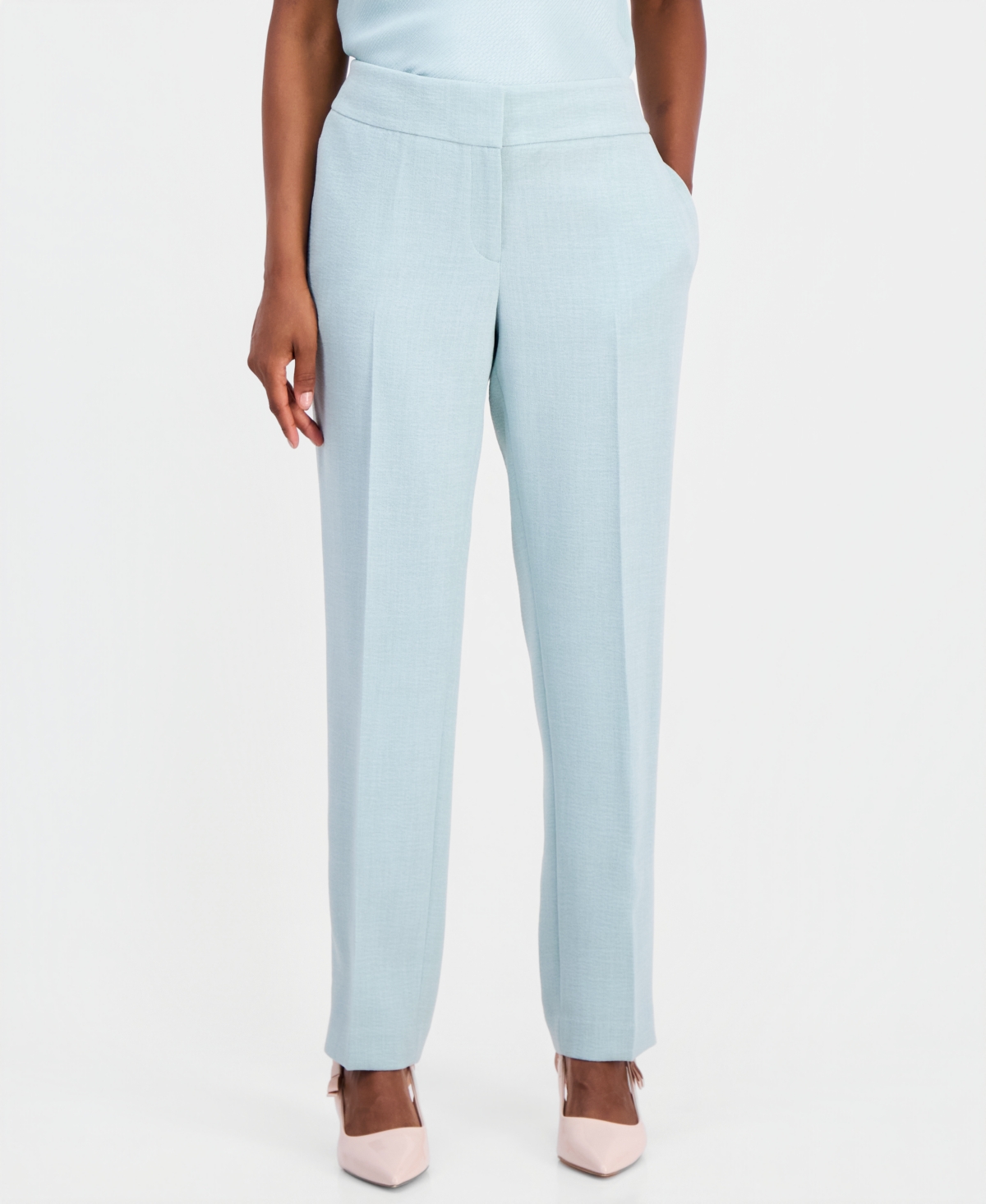 Click here for Kasper Womens High Rise Straight-Leg Pants  Regula... prices