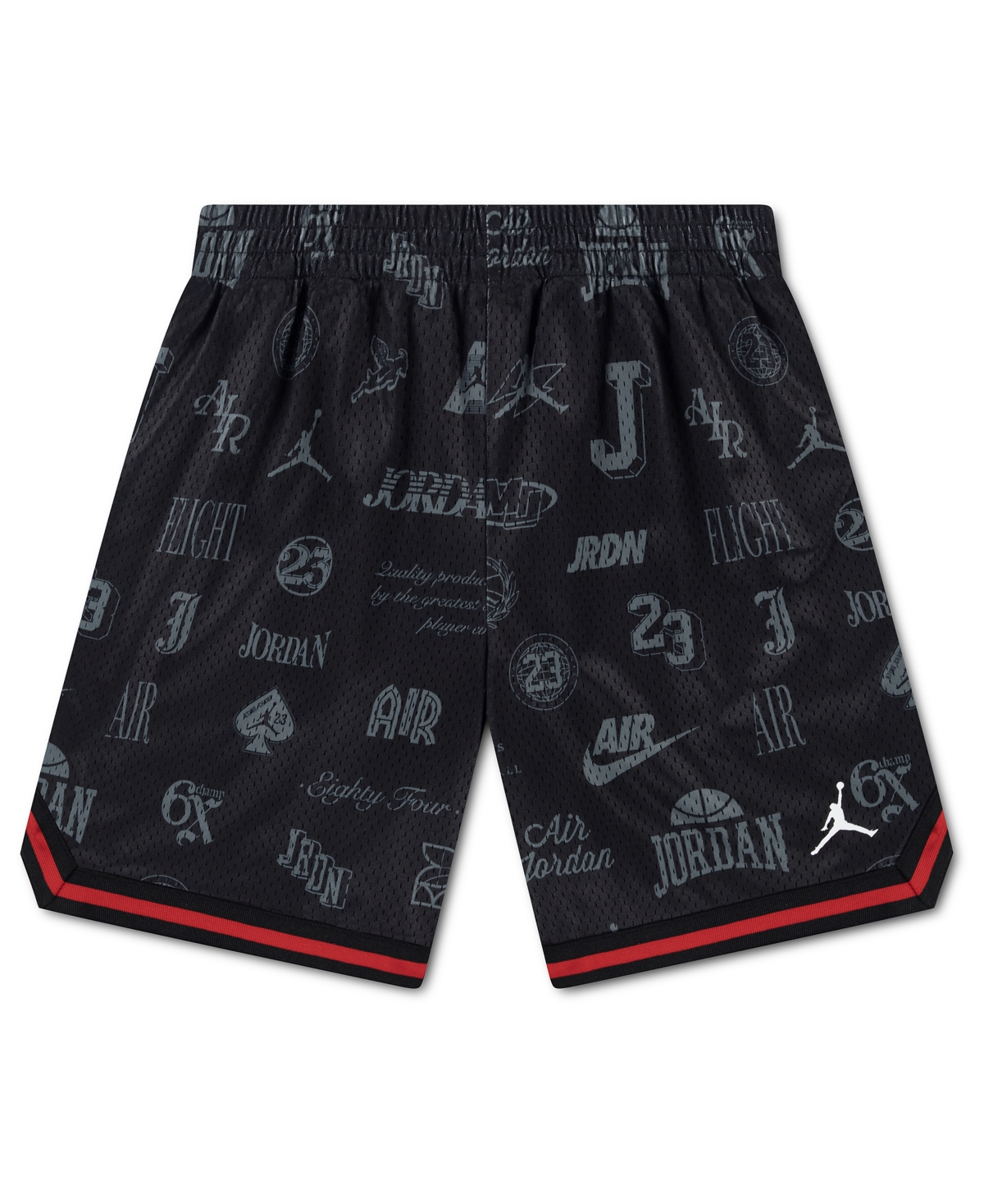 Click here for Jordan Boys 8-20 Printed Mesh Taping Shorts - Blac... prices