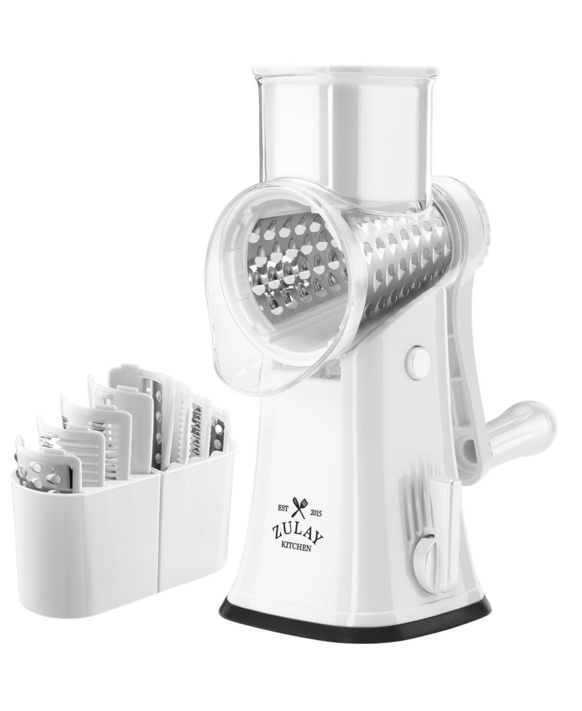 Click here for Rotary Cheese Grater with 5 Interchangeable Stainl... prices